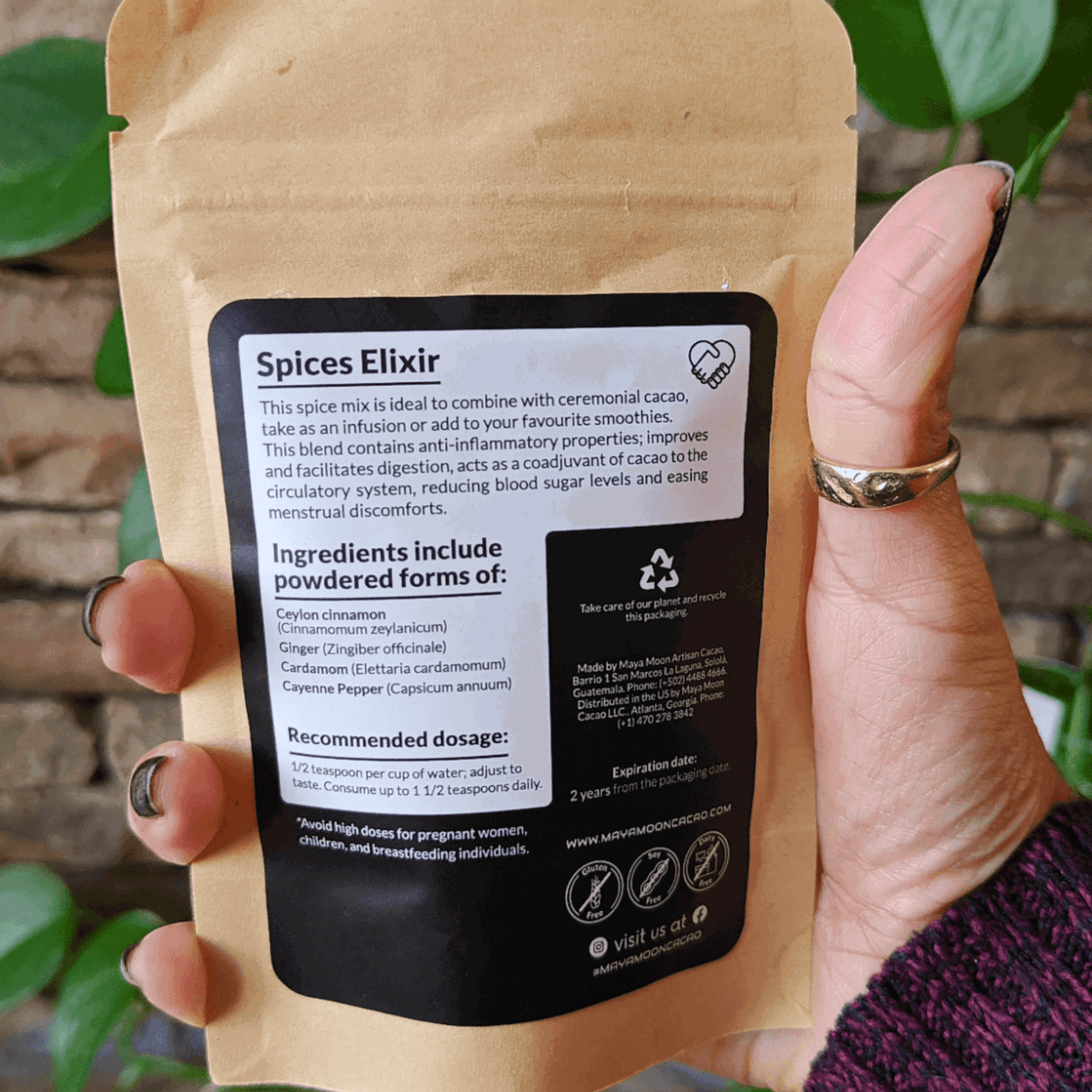 Organic Spices Elixir for Ceremonial Cacao – Enhance Flavor & Wellness ...