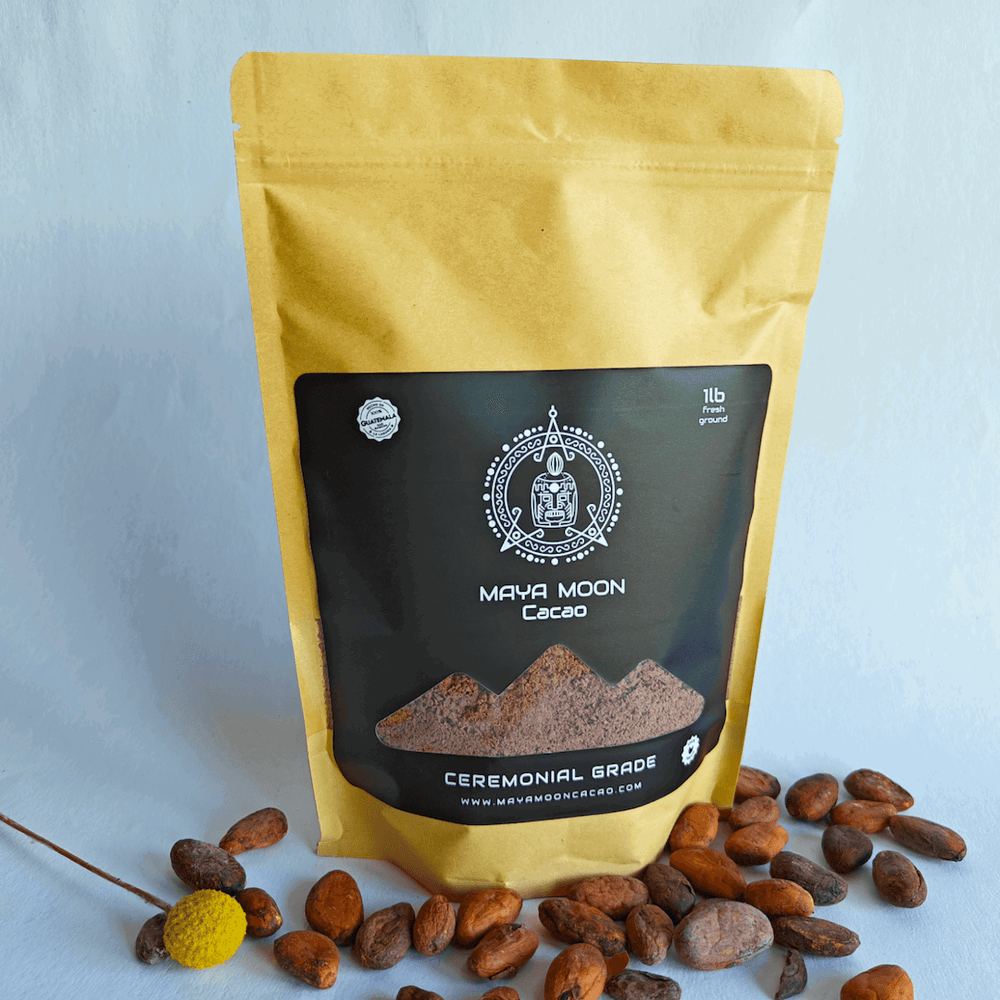 Mayan Organic Ceremonial Cacao: 1lb Powder | Maya Moon Cacao
